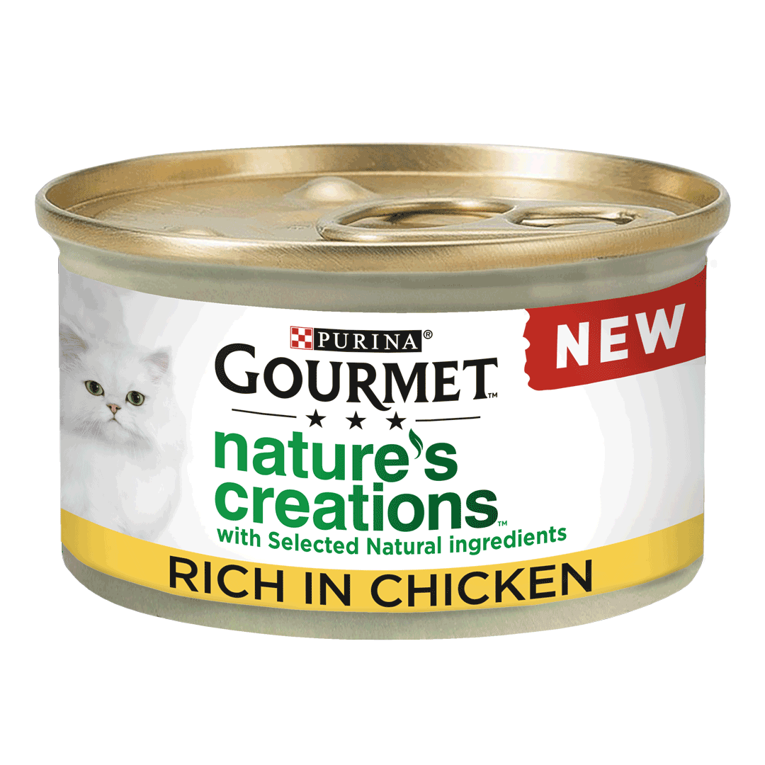 GOURMET® Nature's Creations Chicken Cat Food | Purina
