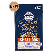 BAKERS® Edward Baker Small Dog Turkey Dry Dog Food | Purina UK